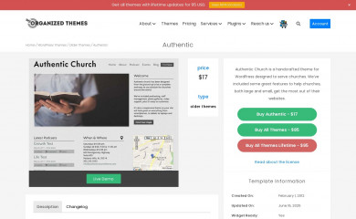 Authentic Theme WordPress Theme - ThemeDetect.com