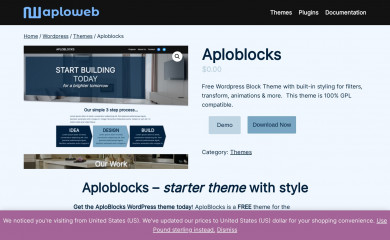 AploBlocks WordPress Theme - ThemeDetect.com