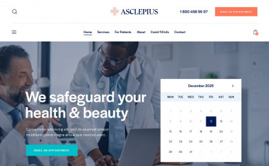 Asclepius Child Theme WordPress Theme - ThemeDetect.com