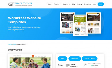 Study Circle WordPress Theme - ThemeDetect.com