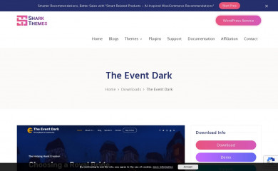 The Event Dark WordPress Theme - ThemeDetect.com