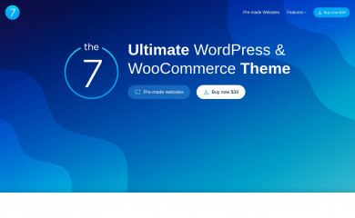 The 7 Child Theme WordPress Theme - ThemeDetect.com
