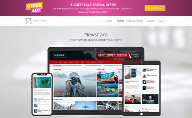 NewsCard WordPress Theme - ThemeDetect.com