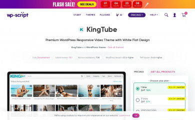 KingTube WordPress Theme - ThemeDetect.com